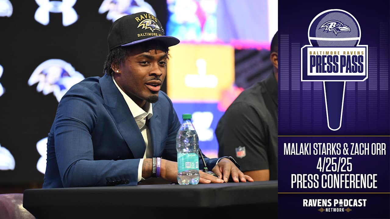 Malaki Starks: Ravens Press Conference 4/25/25
