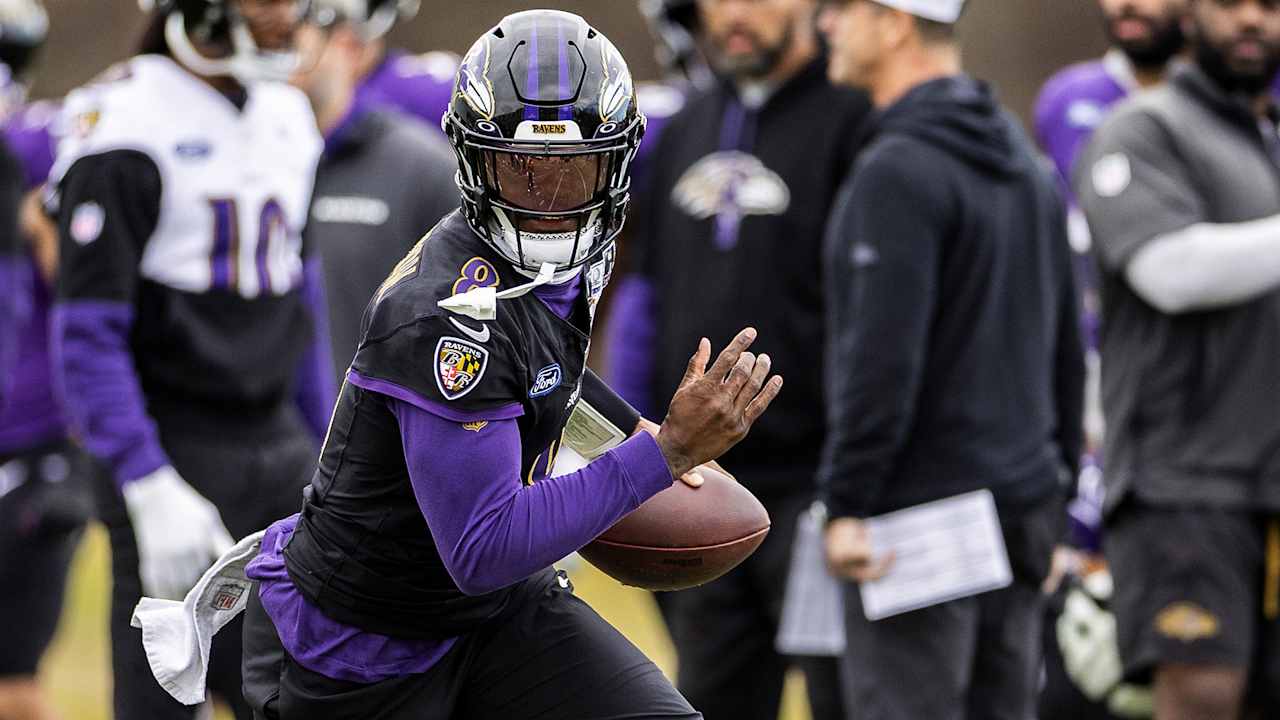 Photos: Ravens Prepare for Road Matchup vs. Vikings