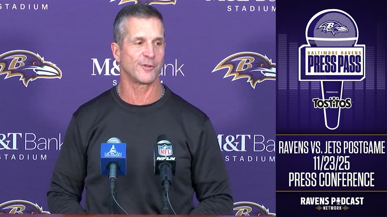 Ravens vs. Jets Week 12 Postgame Press Conferences