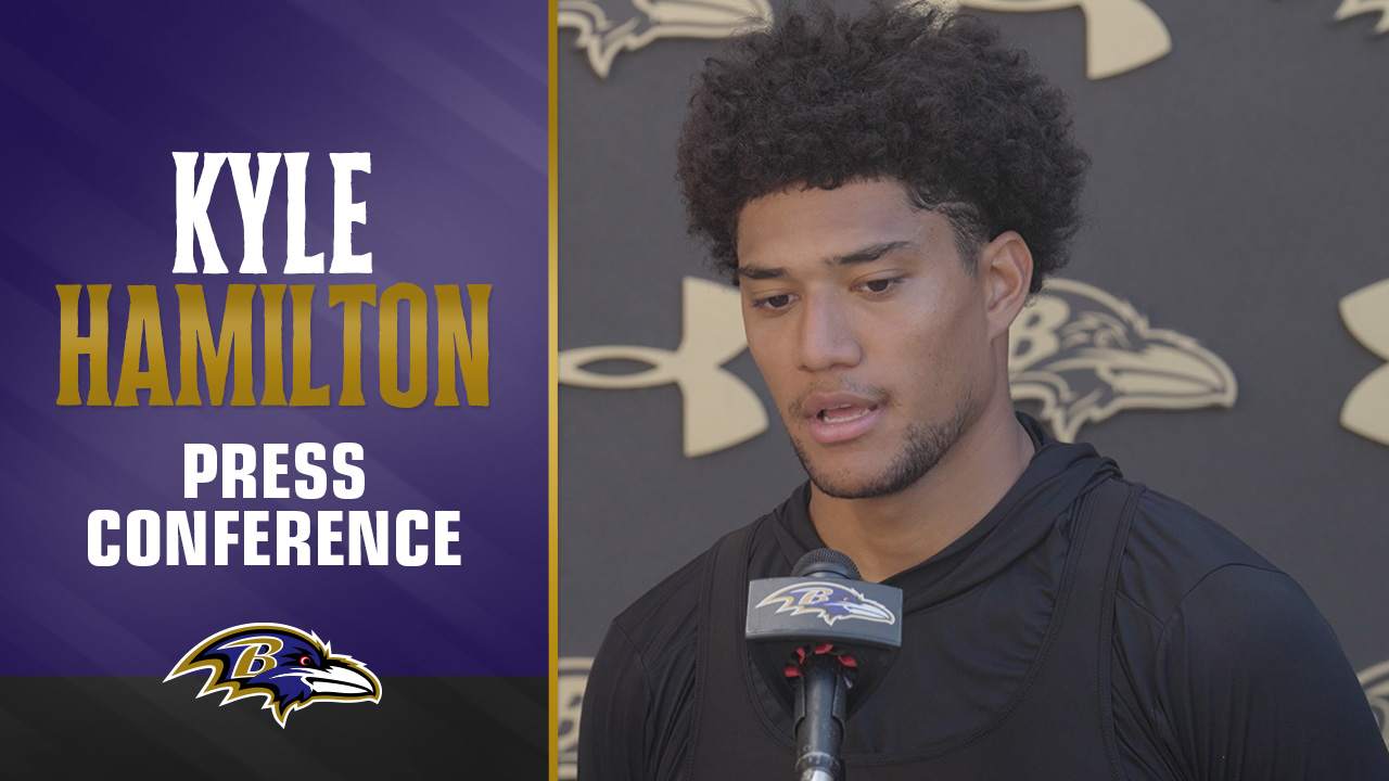 Kyle Hamilton on Nate Wiggins' Potential | Ravens Press Conference