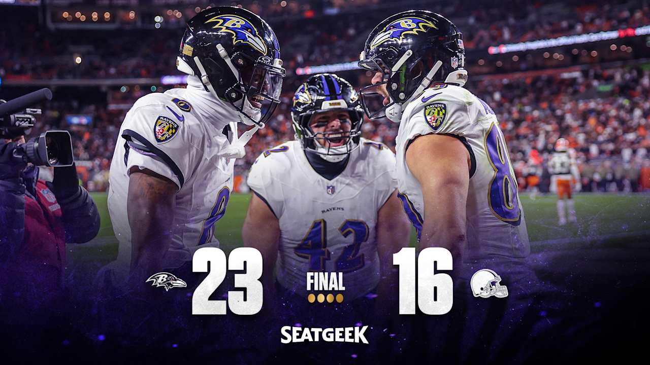Ravens Win Tough Divisional Road Game in Cleveland | Game Recap