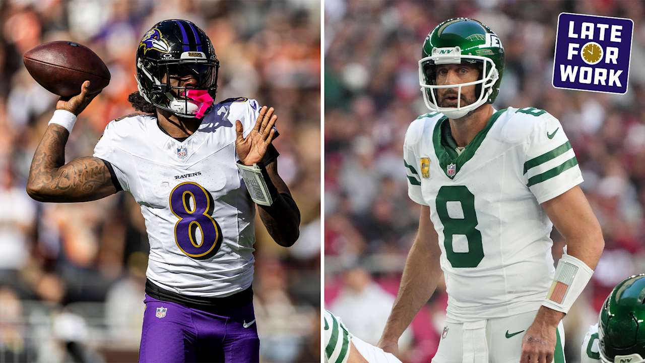 Aaron Rodgers Discusses Why Lamar Jackson Is So Impressive | Late for Work