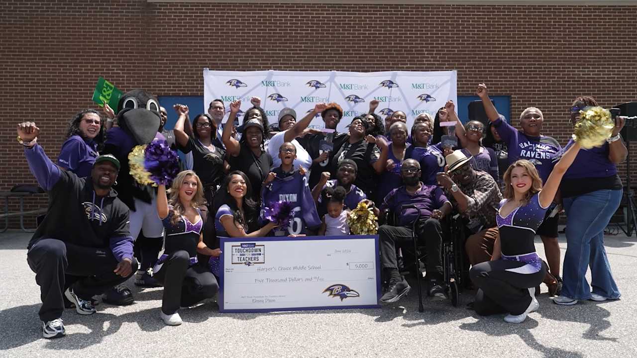 Ravens Honor Touchdown for Teachers Recipient Ebony Dixon