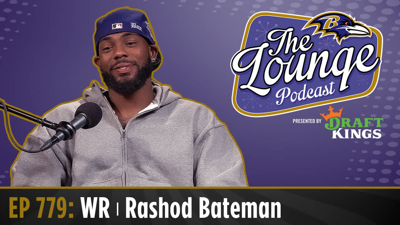 Rashod Bateman Joins The Lounge | The Ravens Lounge Podcast #779