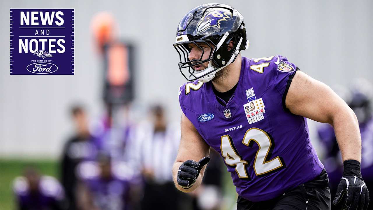 Ravens Eagerly Anticipate Patrick Ricard’s Debut | News & Notes