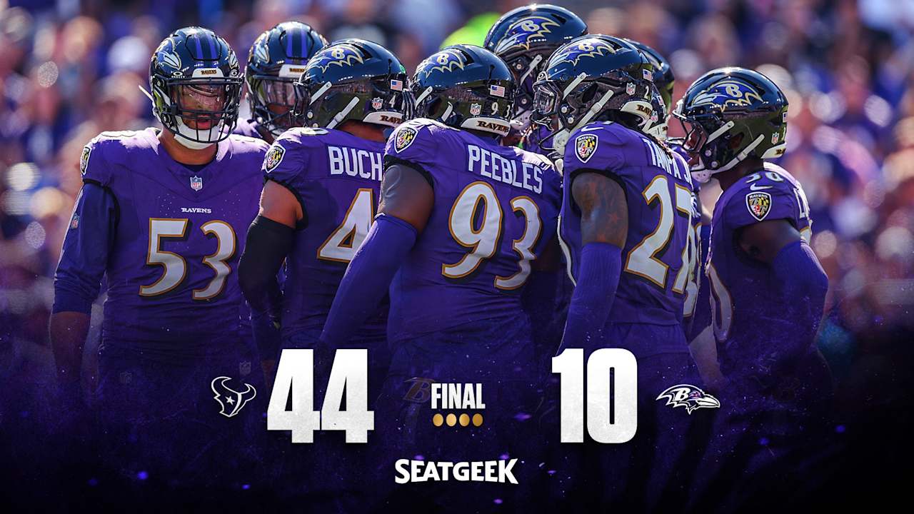 Ravens Drop Third Straight Against Texans | Game Recap
