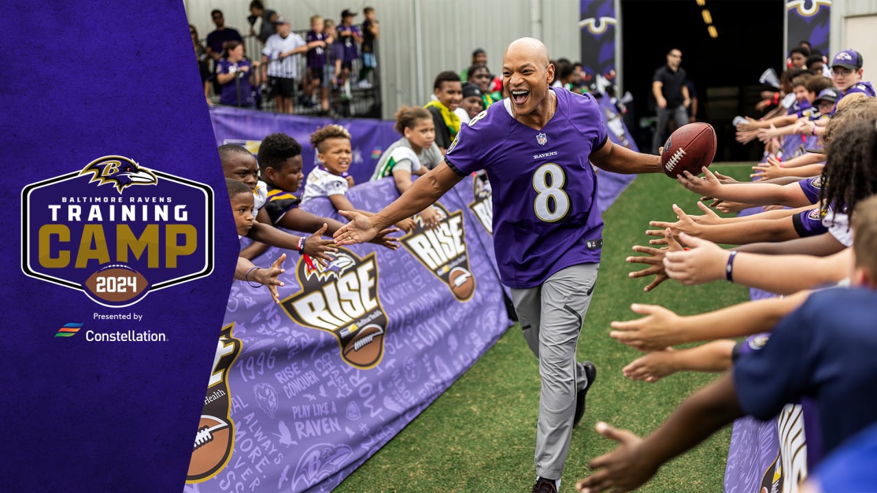 Maryland Gov. Wes Moore at Ravens Training Camp
