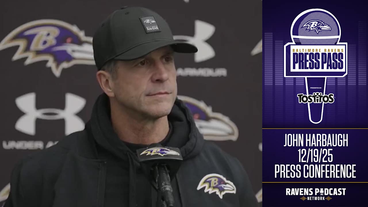 John Harbaugh: Ravens Press Conference 12/19/25