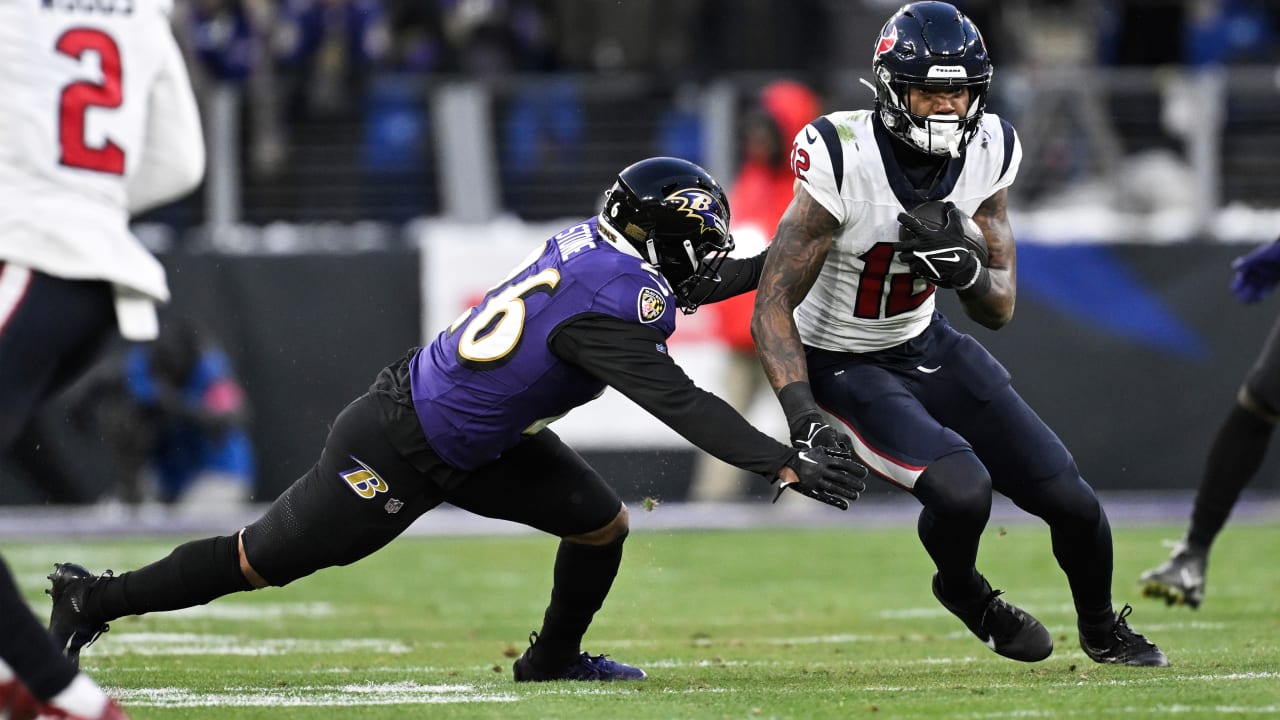 Geno Stone Blows Up Texans Trick Play | Ravens-Texans Playoff Highlights