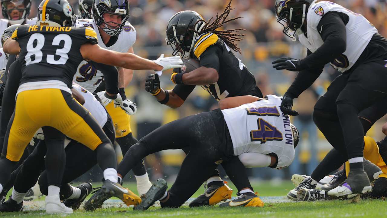 Ravens Stuff Steelers on Fourth Down | Highlight: Ravens vs. Steelers ...
