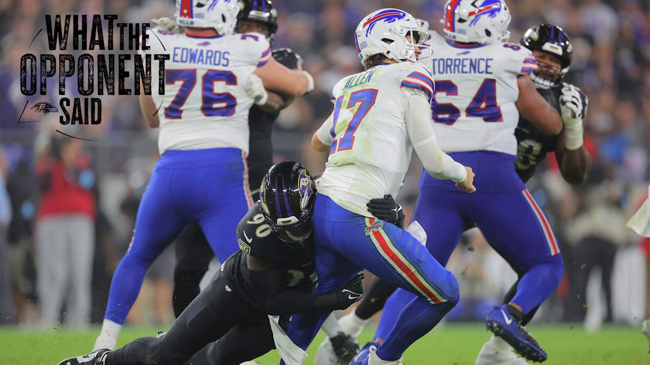 What the Bills Said After Losing to the Ravens