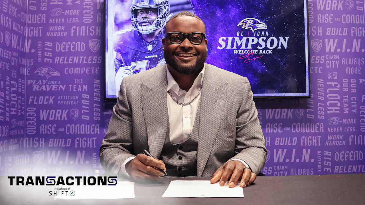 Ravens Bring Back Guard John Simpson