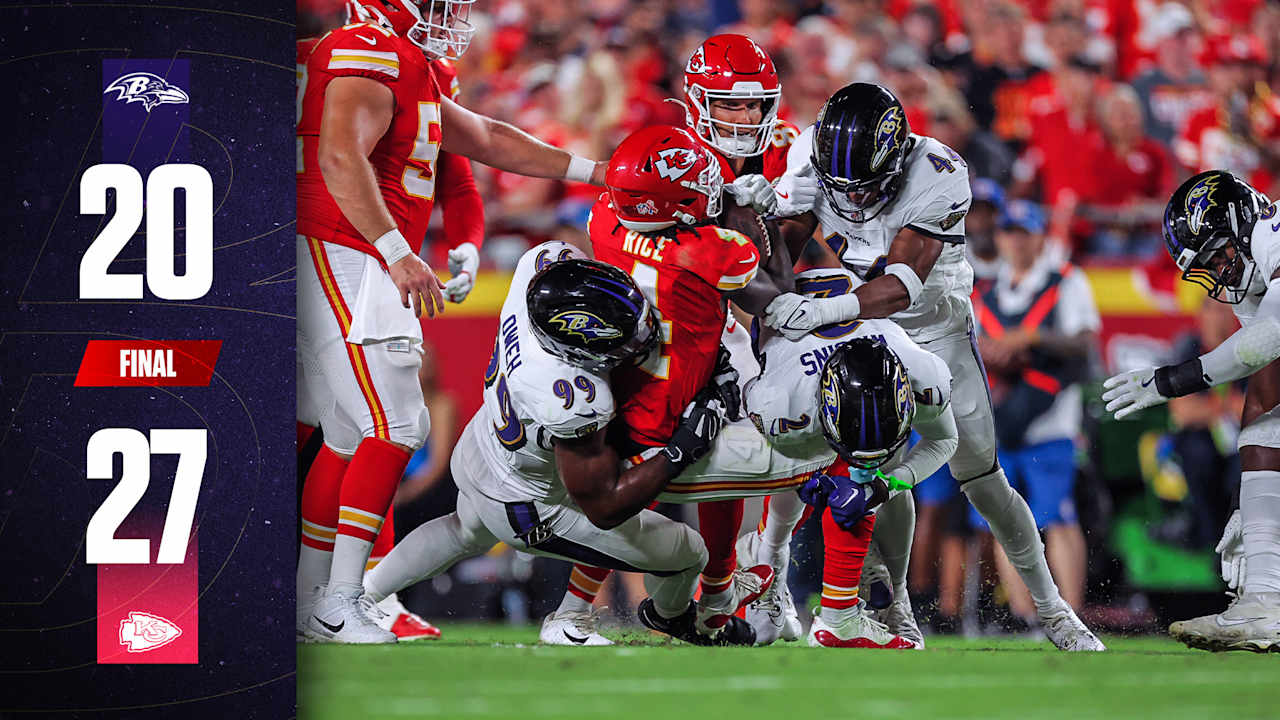 Ravens Fall to Chiefs in Season Opener | Game Recap
