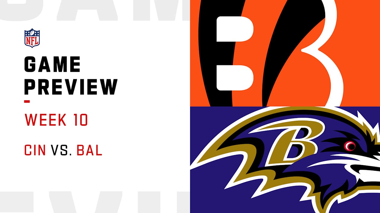 Ravens vs. Bengals Week 10 Preview