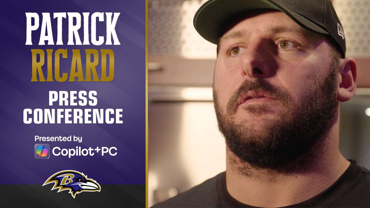 Patrick Ricard on 'Physical' Matchup vs. Browns | Ravens Press Conference