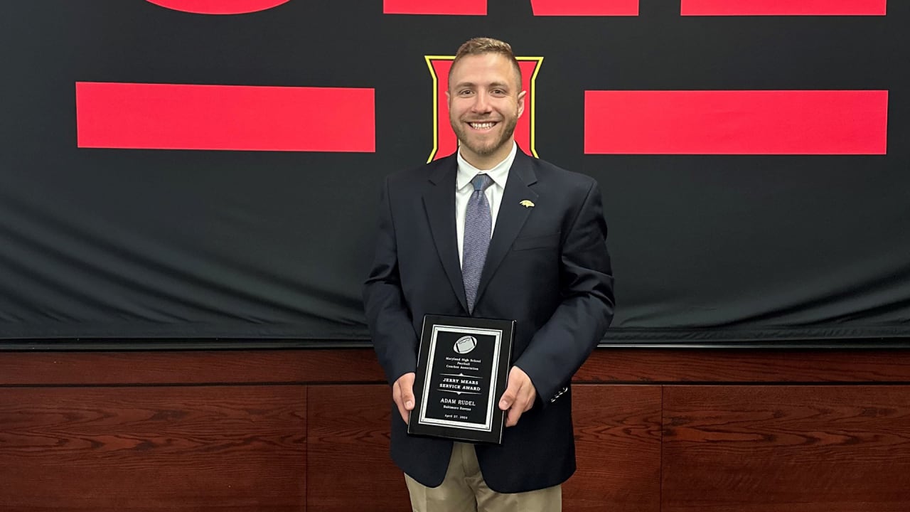 Ravens Employee Wins Prestigious Award for Promoting Football in Maryland