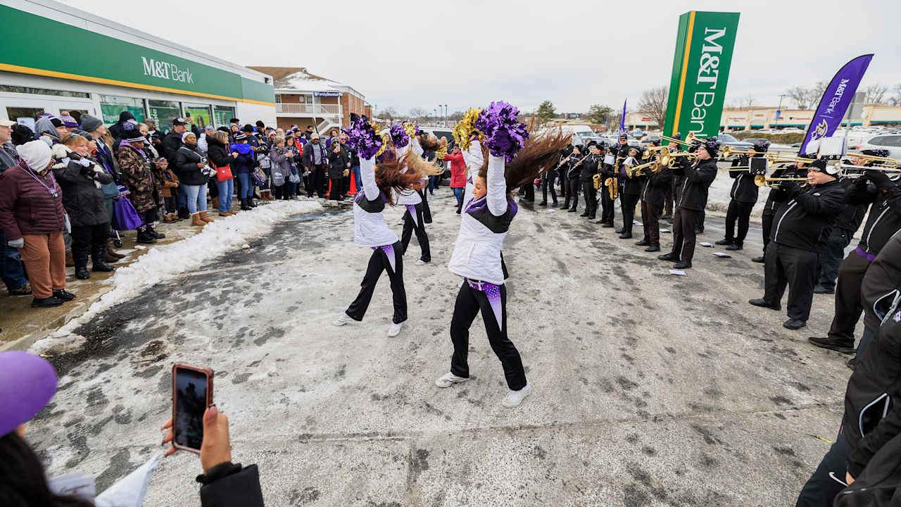 Photos: Playoff Purple Friday Caravan