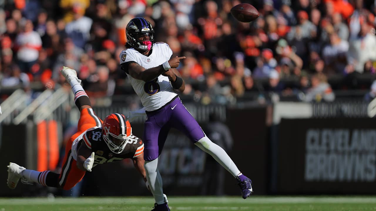 Ravens at Browns Full Game Highlights, Week 8