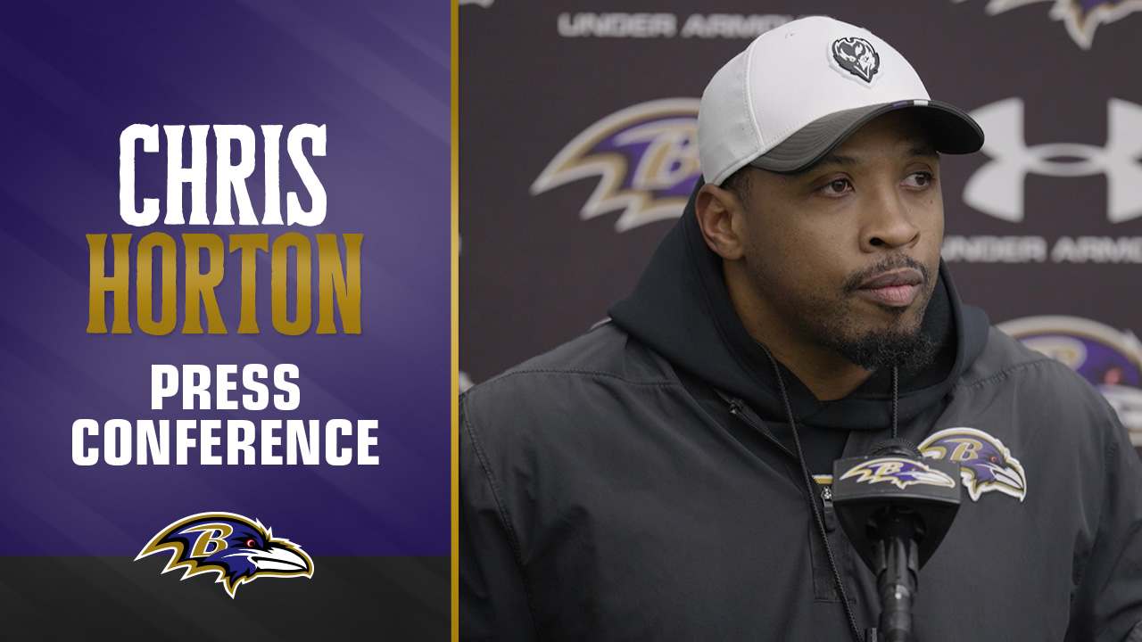 Chris Horton: It's a Big Week for Us | Ravens Press Conference