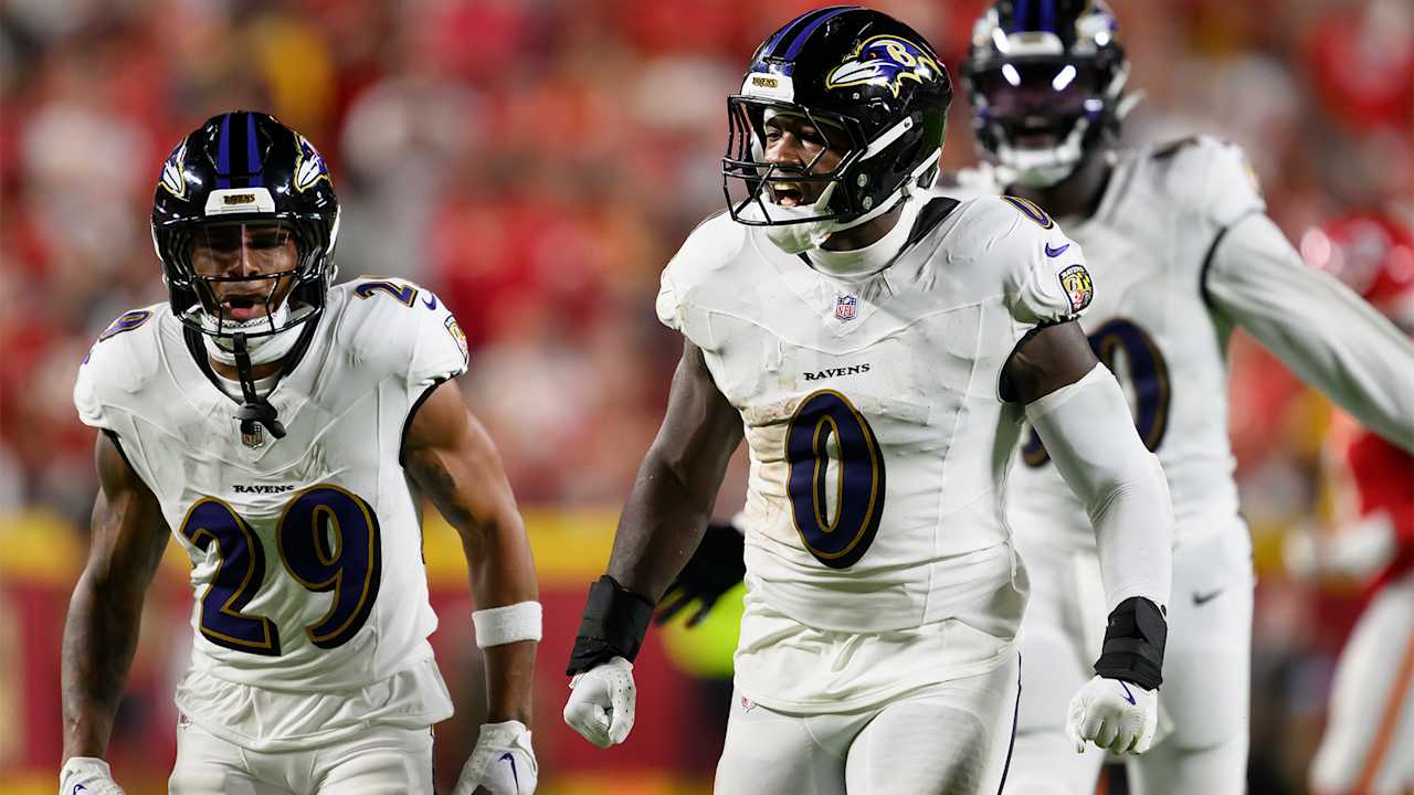 Ar'Darius Washington Gets UP to Prevent Touchdown | Highlights: Ravens ...