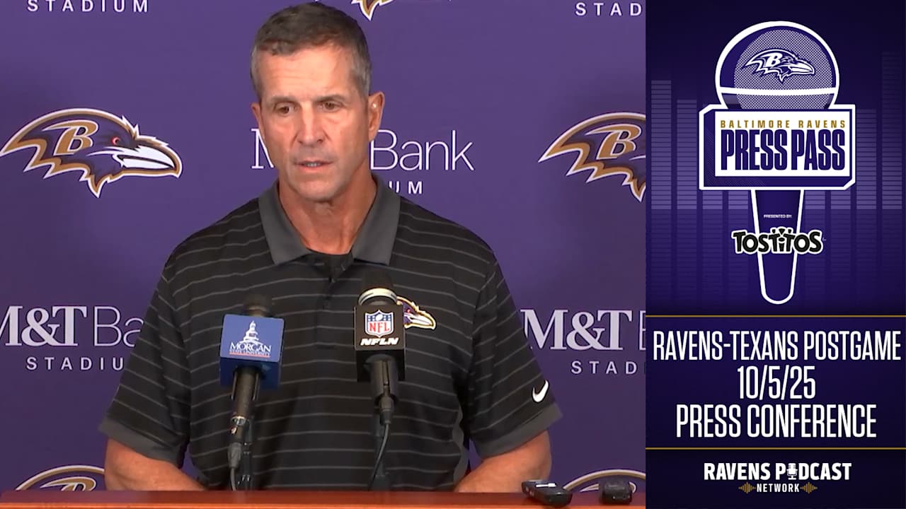 Ravens vs. Texans Week 5 Postgame Press Conferences