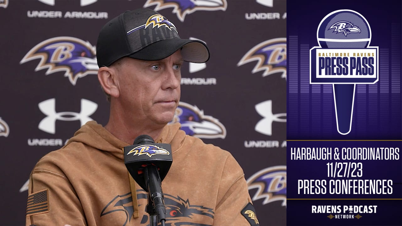 John Harbaugh & Coordinators: Ravens 11/27 Bye Week Press Conferences