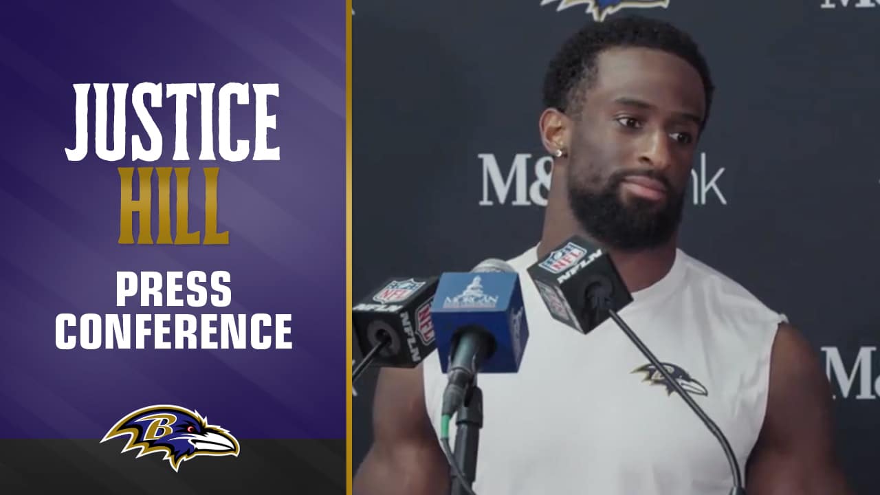 Justice Hill: We've Got a Long Season | Ravens Press Conference