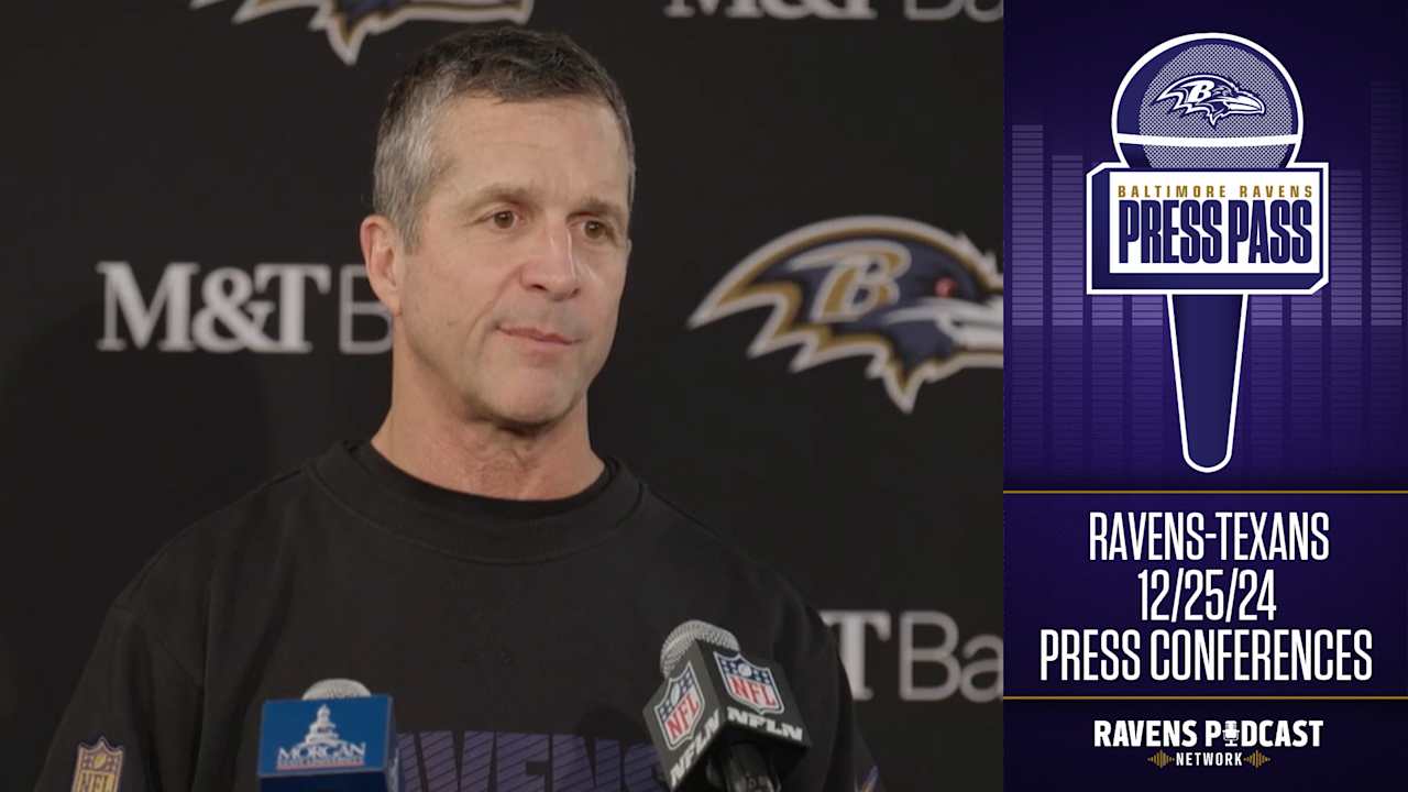 Ravens vs. Texans Week 17 Postgame Press Conferences