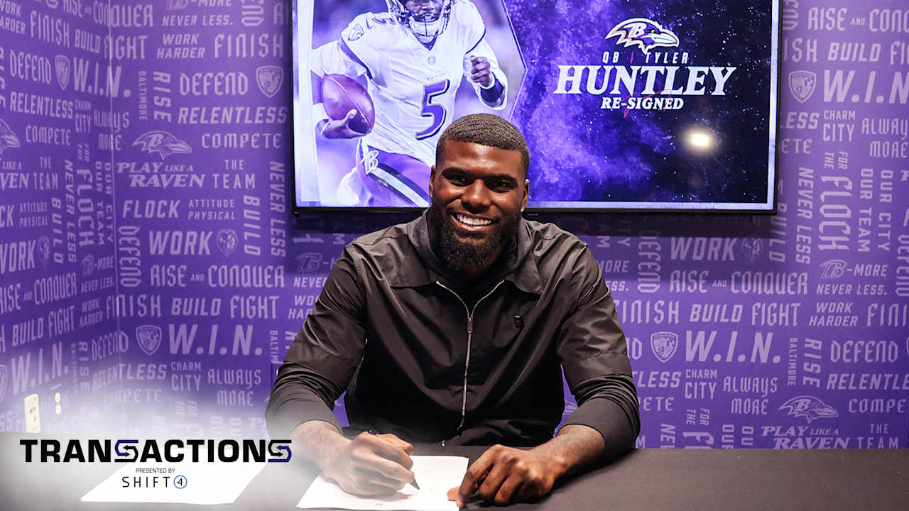 Ravens Re-Sign Tyler Huntley