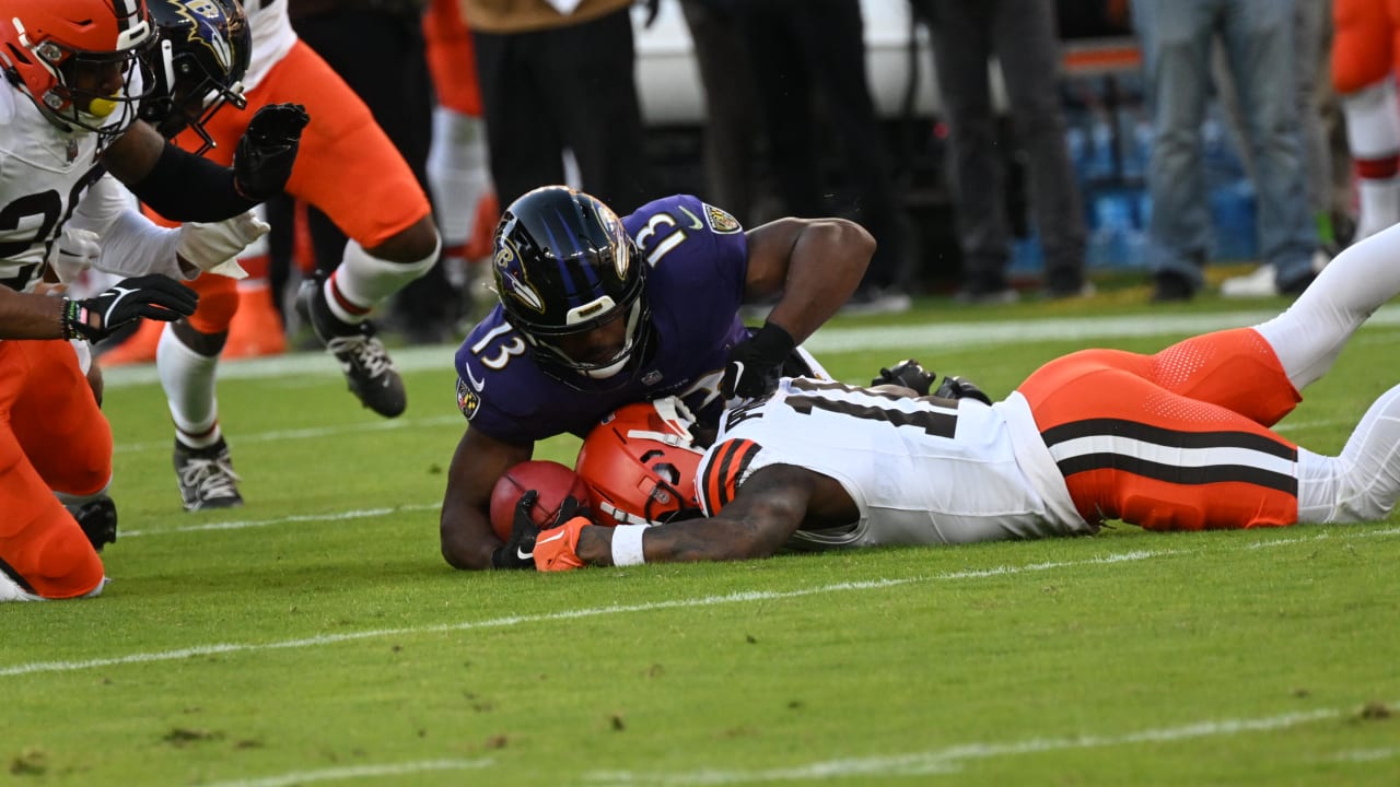 Ravens Recover Muffed By Punt By James Proche II | Ravens-Browns ...