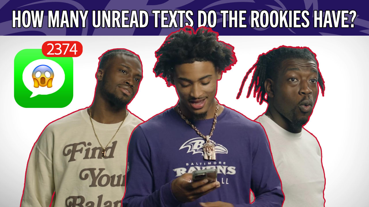 How Many Unread Text Messages? | Rookie Superlatives