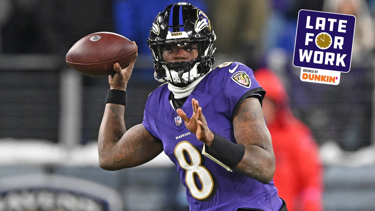 Lamar Jackson Voted NBA Players’ Favorite Athlete | Late for Work