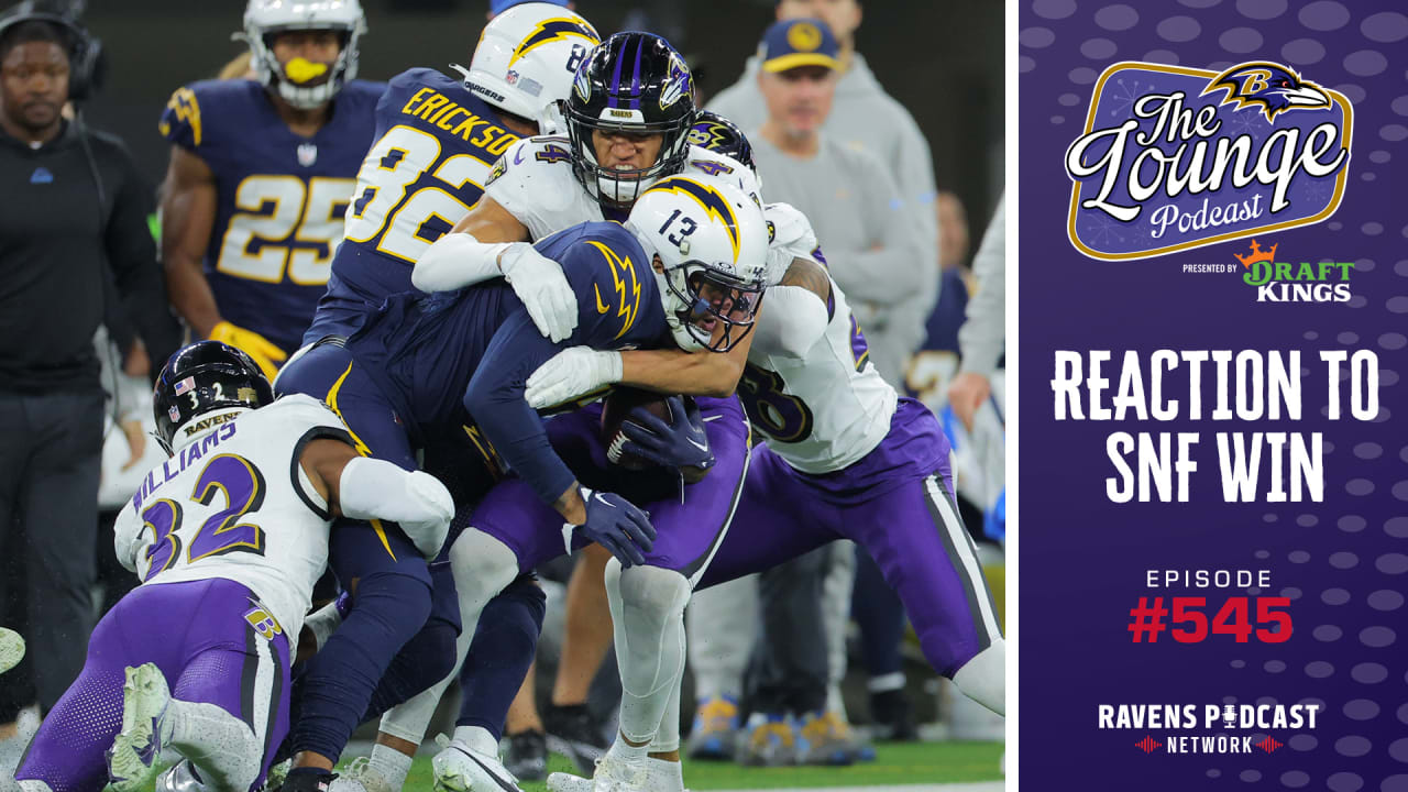 Reaction to Ravens' SNF Win vs. Chargers