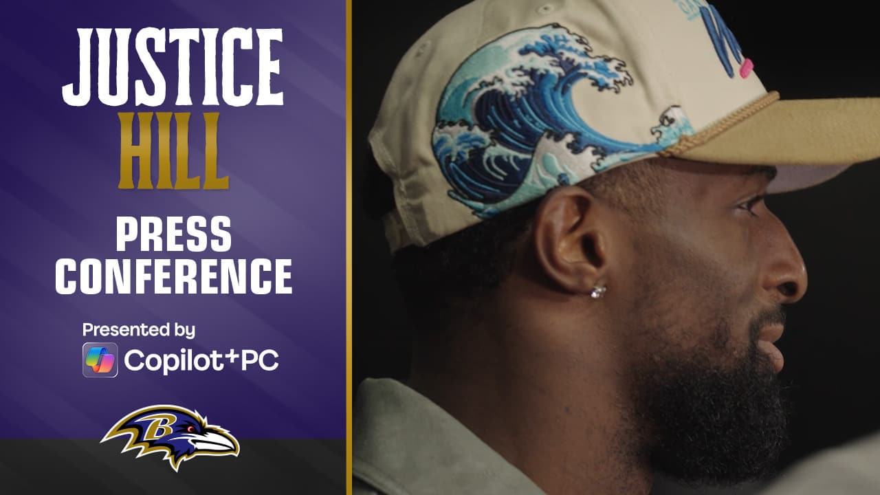 Justice Hill: It's Back to the Drawing Board | Ravens Press Conference