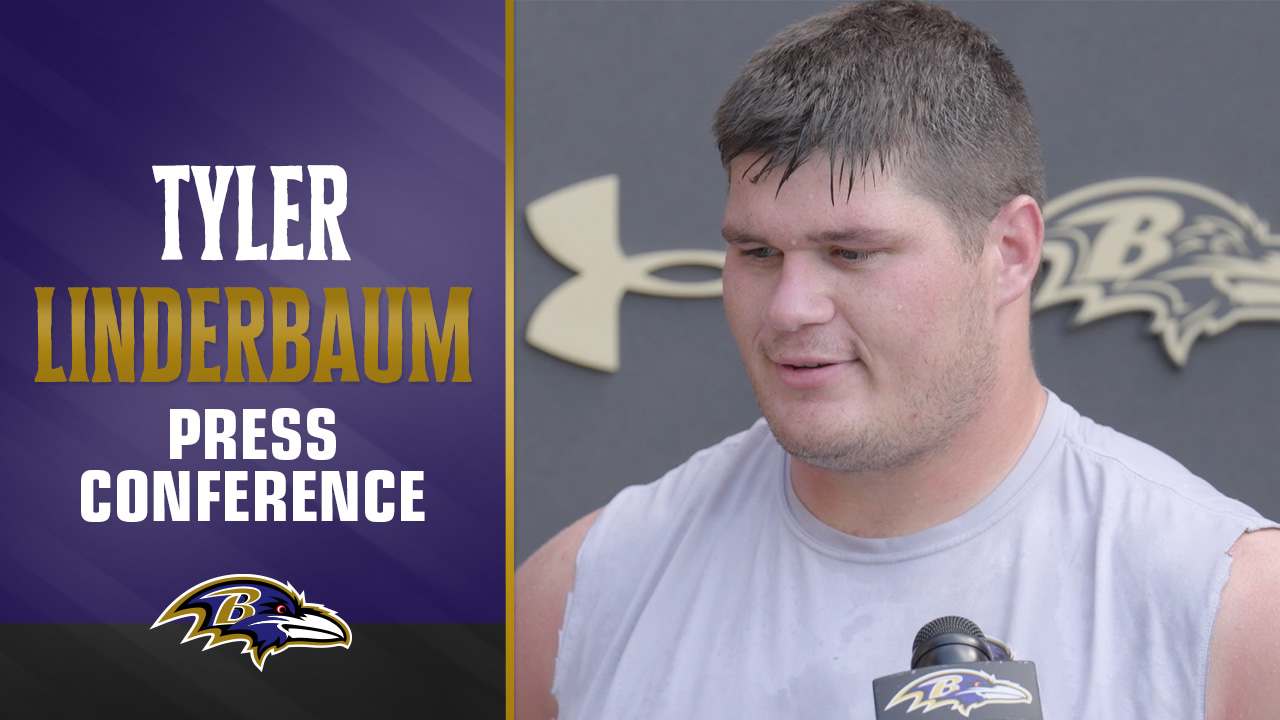 Tyler Linderbaum Says He's Impressed with Offensive Line so Far ...