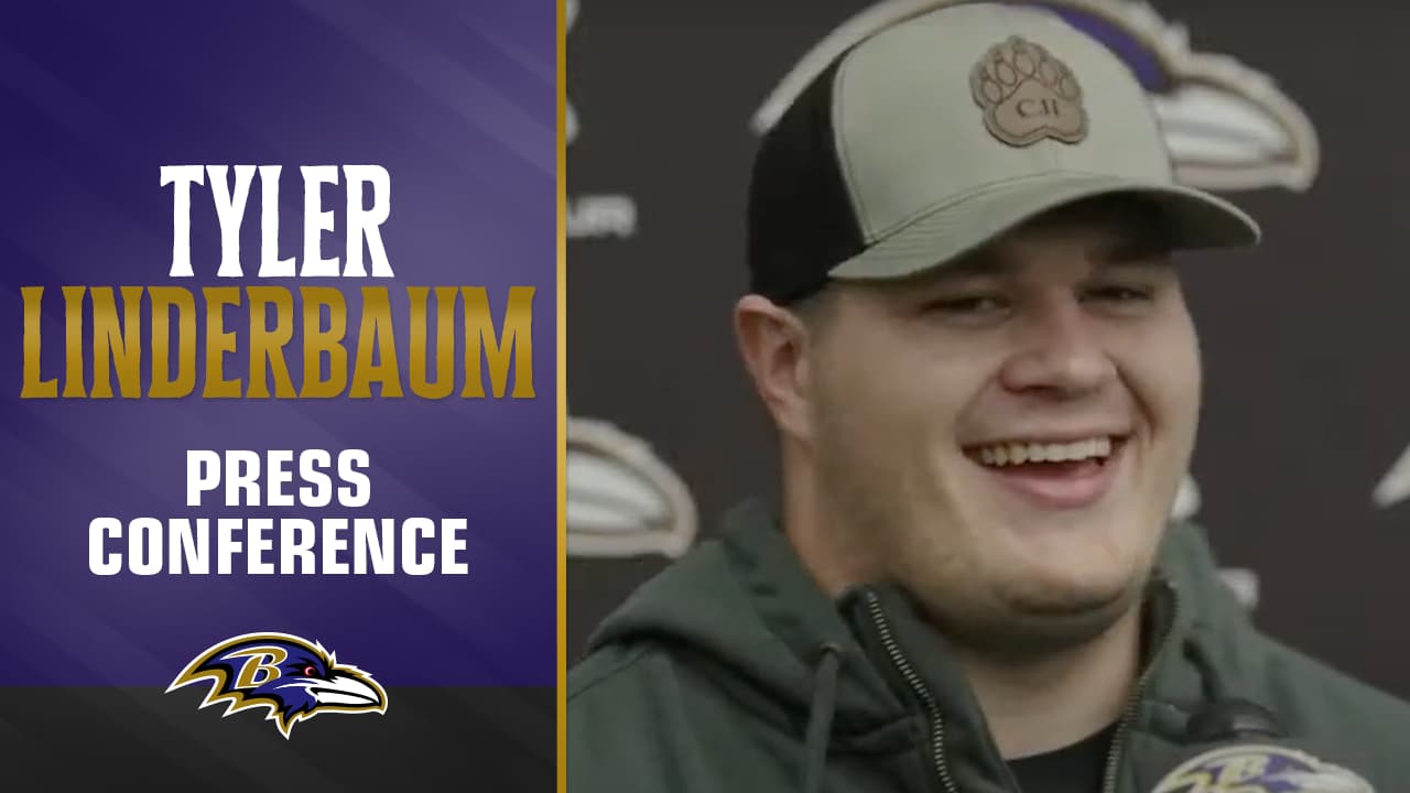 Tyler Linderbaum: Games Are Won in the Trenches | Ravens Press Conference
