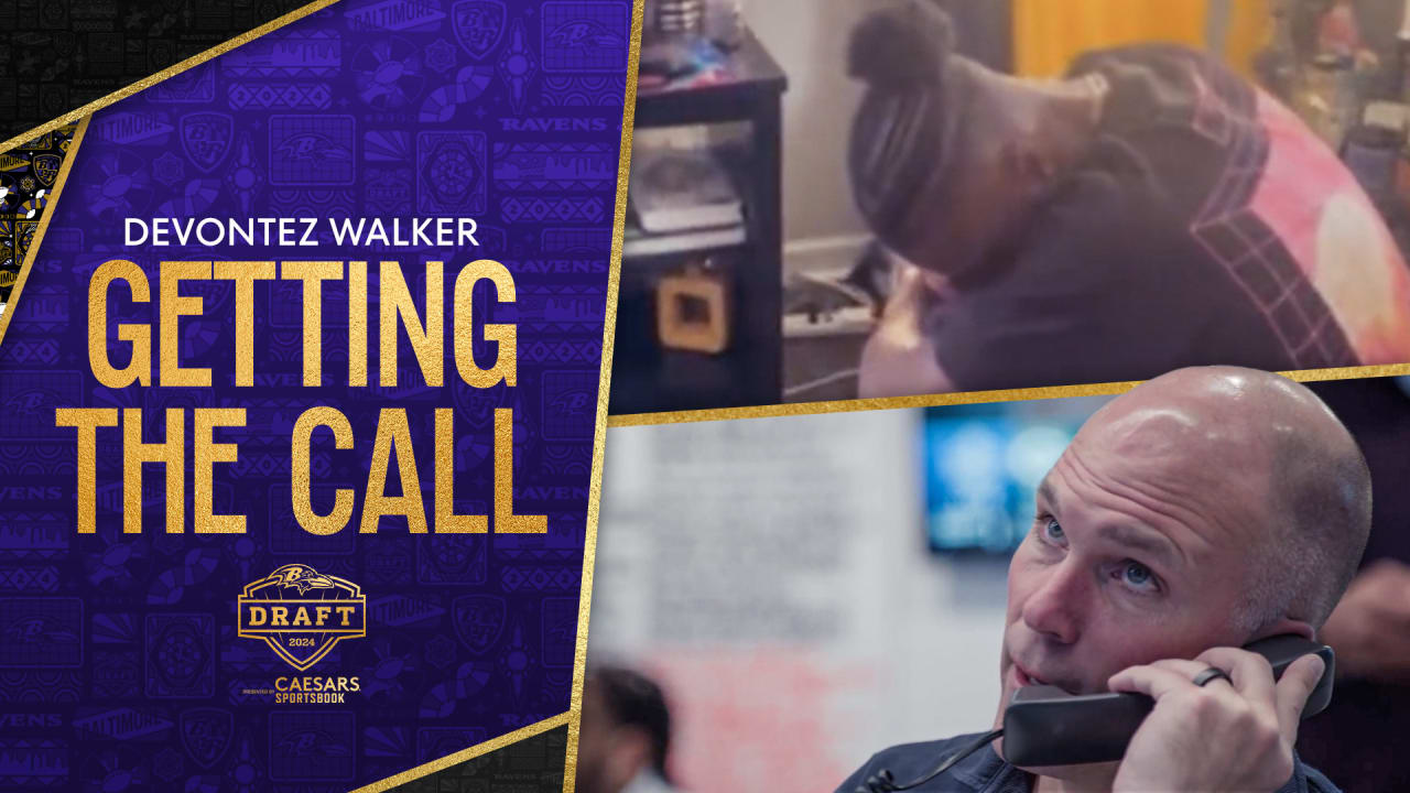 Devontez Walker Gets Emotional During Ravens Draft Call