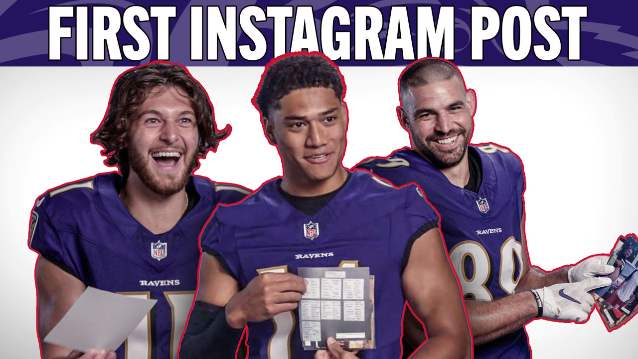 Ravens Try to Guess Teammates' First Instagram Post | Superlatives