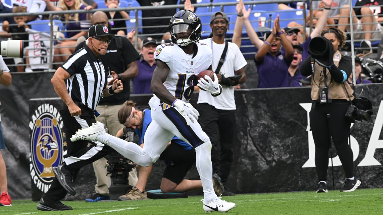Dayton Wade's Double Move Goes for Long Touchdown | Highlight: Ravens ...