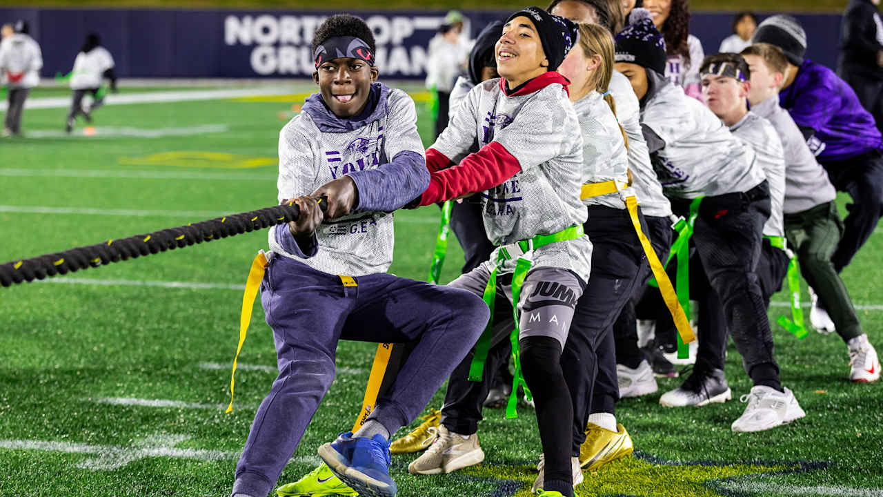 Photos: Ravens Host Youth Football Military Combine