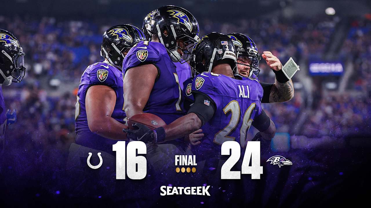 Keaton Mitchell, Return Game Spur Ravens Preseason Win Over Colts ...