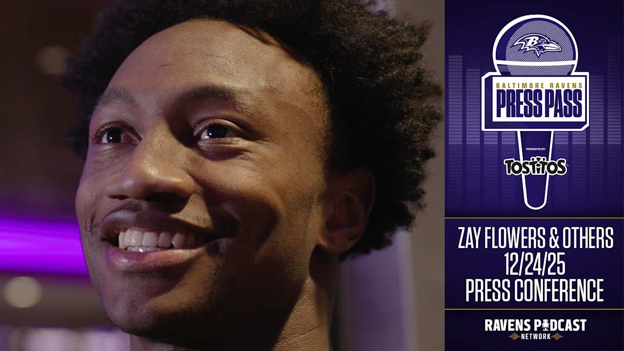 John Harbaugh, Tyler Huntley, Zay Flowers, Mark Andrews, & Derrick ...