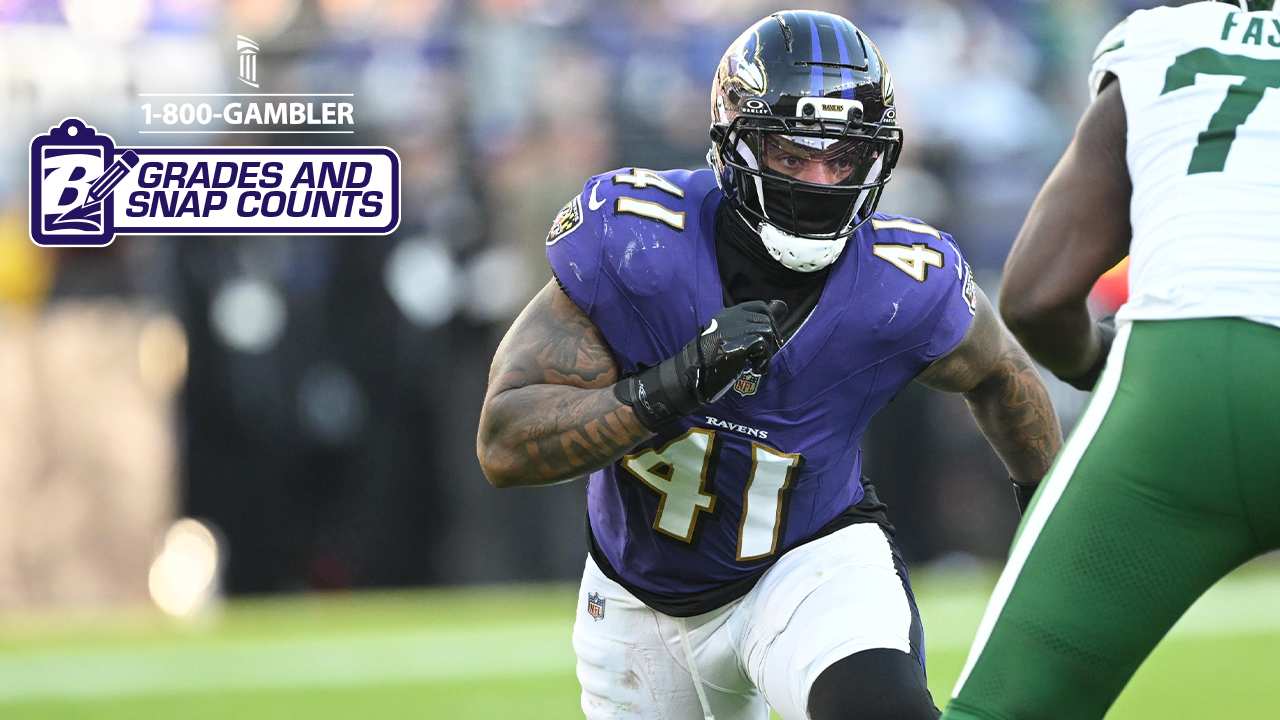 Dre’Mont Jones, Mike Green Balls Out | Ravens Grades & Snap Counts