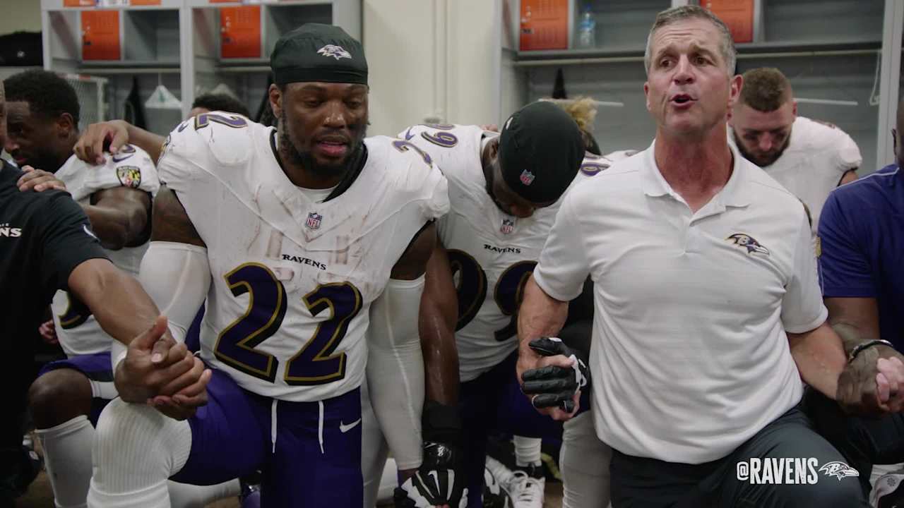 John Harbaugh's Postgame Speech After Iconic Win Over Bengals