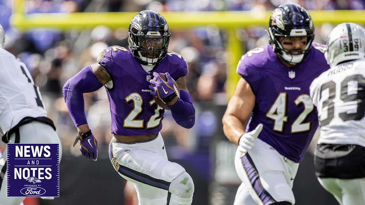 Ravens’ Heavy Personnel Puts Opponents in a Bind | News & Notes