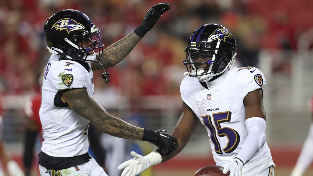 Lamar Jackson Finds Nelson Agholor for Touchdown | Ravens-49ers ...