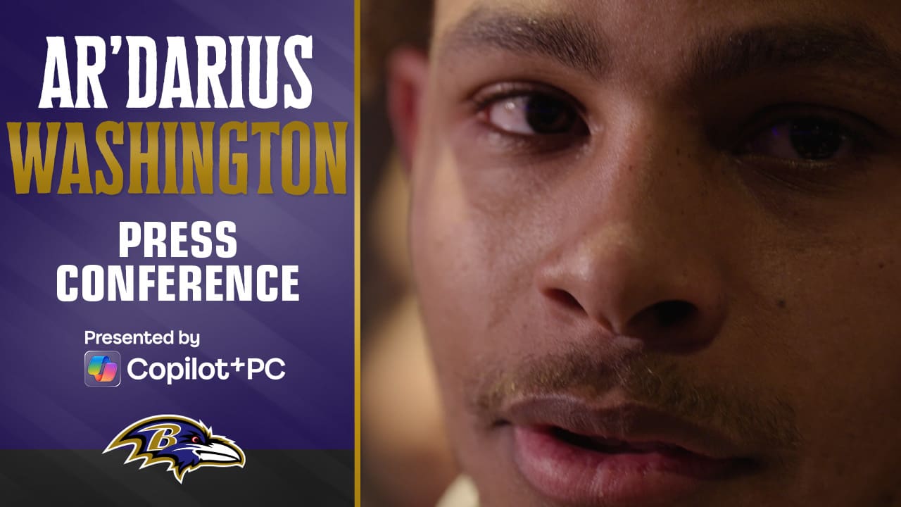 Ar'Darius Washington Talks Return From Achilles Injury | Ravens Press ...