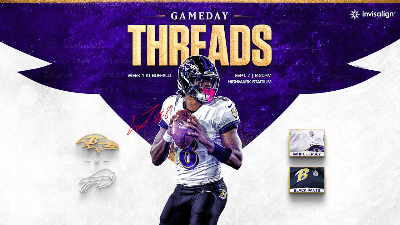 Ravens Reveal Week 1 Uniform Combo vs. Bills