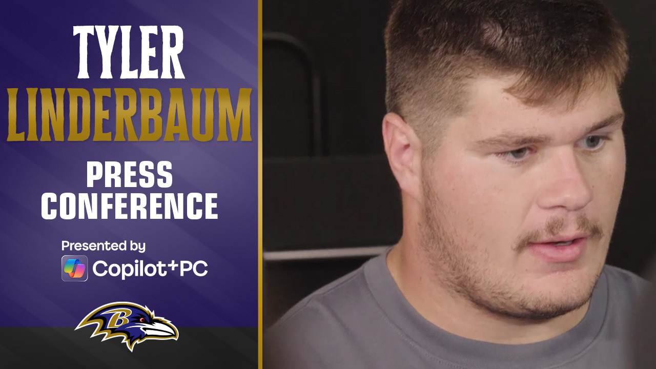 Tyler Linderbaum: We Have to Stick Together | Ravens Press Conference