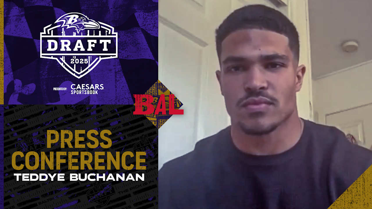 Teddye Buchanan: I'm so Blessed to Be Here | Ravens Press Conference